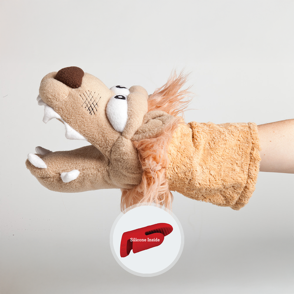 NeverBite™ Fritz The Lion - Bite-Proof Interactive Dog Toy Puppet from ...