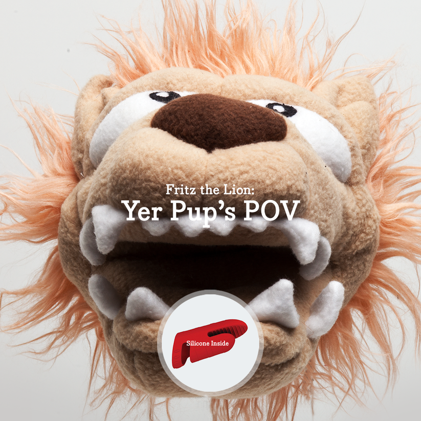 NeverBite™ Fritz The Lion - Bite-Proof Interactive Dog Toy Puppet from ...